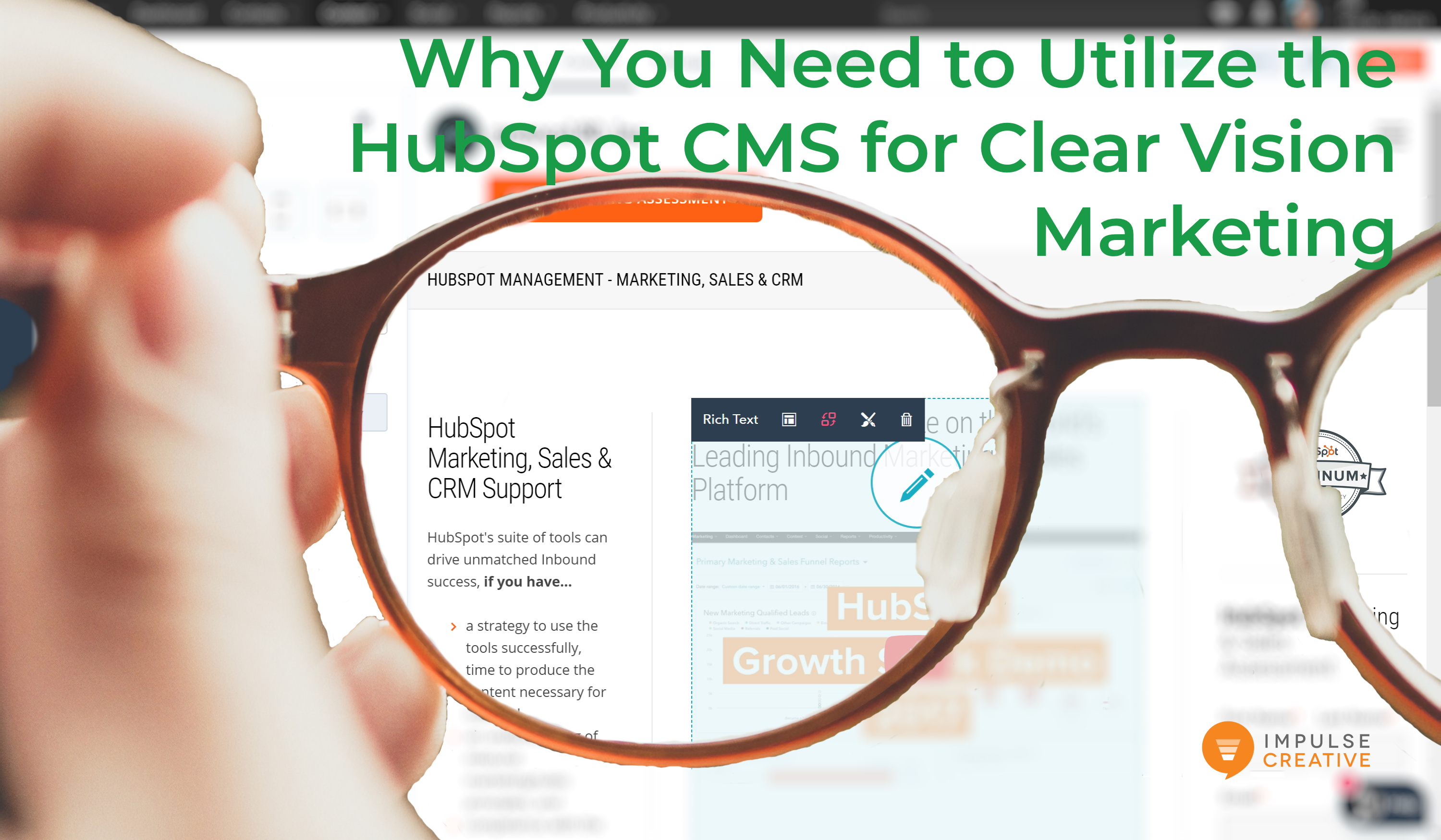 Why You Need to Utilize the HubSpot CMS for Clear Vision Marketing